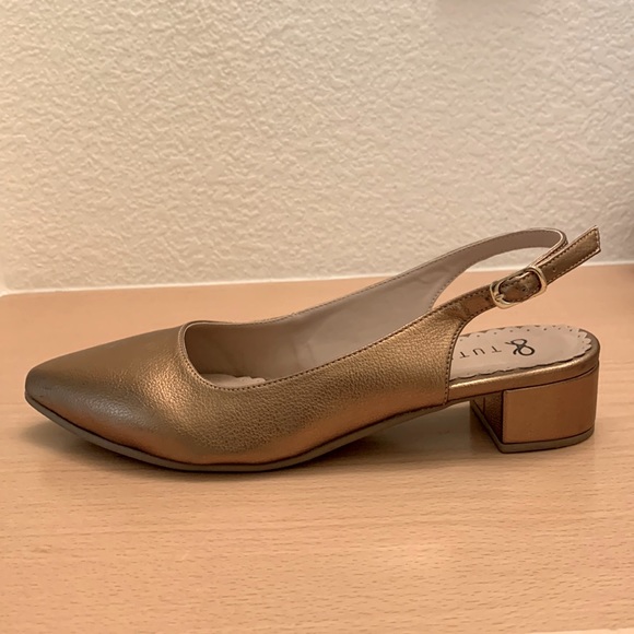 Tutu | Shoes | Slingback Chic Low Heel Pointed Toe Pumps | Poshmark